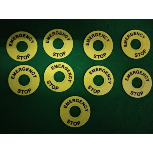 Jual Name plate emergency stop diameter 22mm - Jakarta Barat - Tools ...