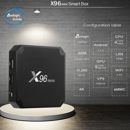 Jual TV BOX X96 Mini 4K Ram 2GB ROM 16GB Android Nougat TV BOX X96 Mini ...