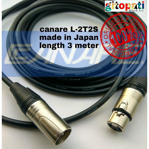 Jual kabel mic mixer mic vokal microphone 3 meter CANARE ORIGINAL JAPAN ...