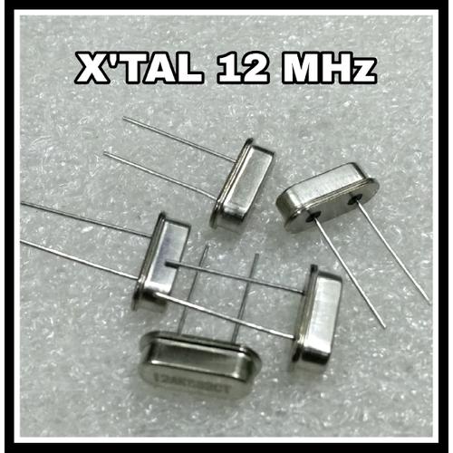 Jual Xtal oscillator mini 12Mhz Kristal 12.000 Crystal Osilator 12 Mhz ...