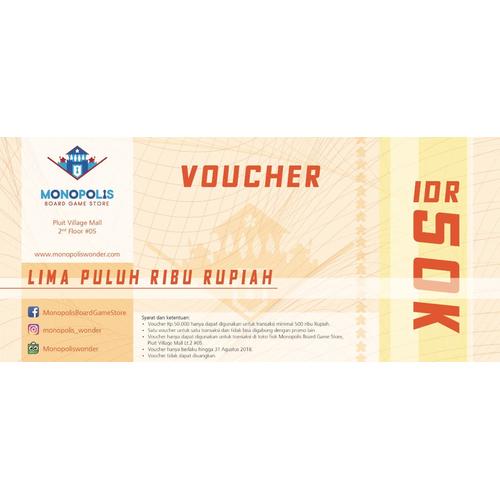Jual Voucher Monopolis 50 Ribu Rupiah - Jakarta Utara - Monopolis ...