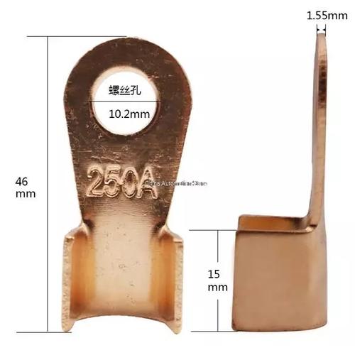 Jual 250A Crimping Copper Cable Shoe Lug Terminal, Kabel Skun Tembaga ...