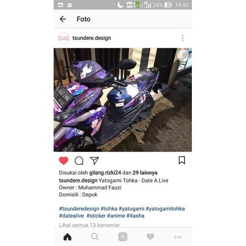 Jual Decal Sticker Motor/Mobil full body/itasha/itansha CUSTOM - Kota ...