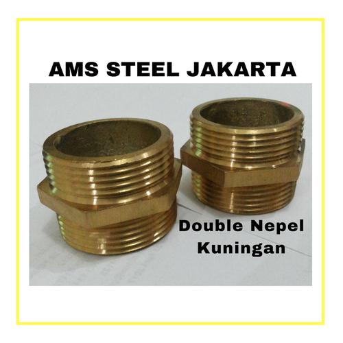 Jual 1/2 X 1/2 DOUBLE NEPLE KUNINGAN | DOBEL NEPEL NIPLE - Jakarta ...