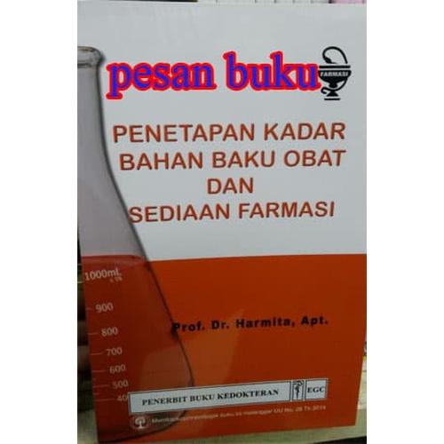 Jual Buku PENETAPAN KADAR BAHAN BAKU OBAT DAN SEDIAAN FARMASI - Jakarta Pusat - pesan buku ...
