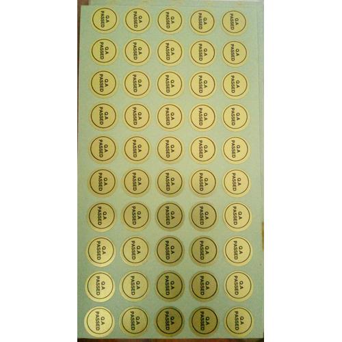 Jual Stiker QA QC Passed gold(1lembar=50pcs) - Kota Cirebon ...