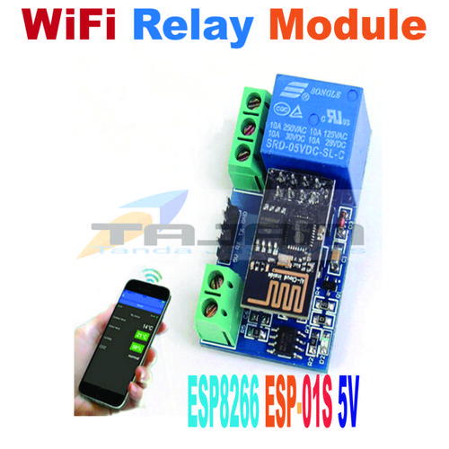 Jual ESP8266 esp01 5V Wifi Relay Module Remote Control Switch Phone APP ...