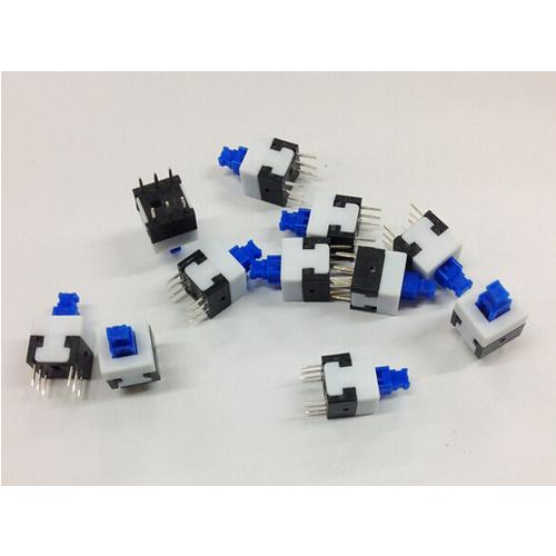 Jual Push button Switch Self Locking / latching 8x8 6 pin - 7x7mm - Kab ...