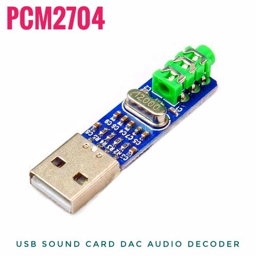 Jual PCM2704 USB Sound Card Digital Hi-Fi Audio Decoder DAC Module ...