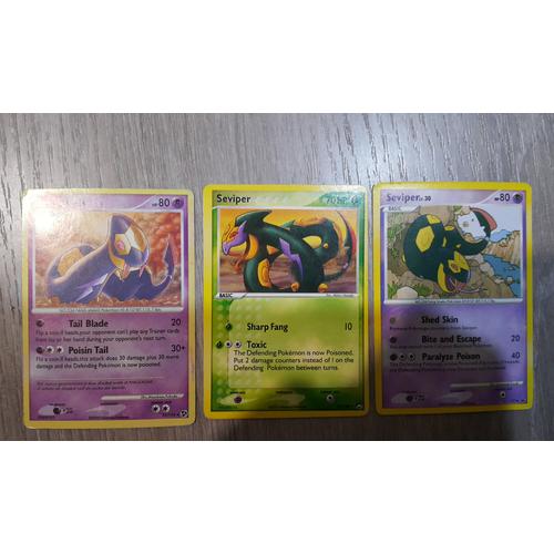 Jual Pokemon card kartu TCG Seviper crystal guardian dragon frontier ...