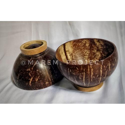 Jual Mangkok bakso / mie batok kelapa Besar - Hitam - Kab. Bantul ...