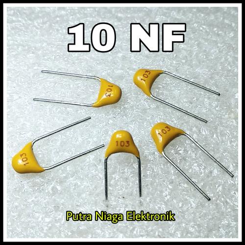 Jual Kapasitor 10NF Multilayer Ceramic 103 Monocap 10N 0,01uf 100V ...