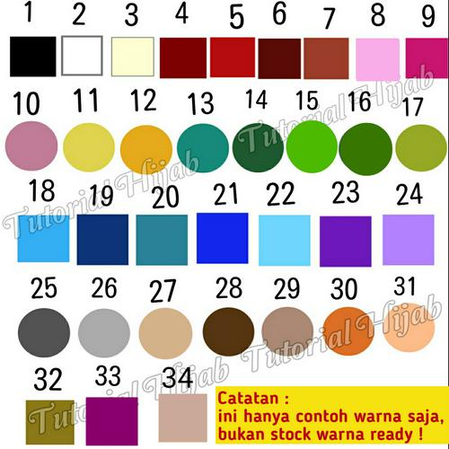 Jual CONTOH KODE WARNA? LIHAT DISINI - Kota Tangerang Selatan - ansah ...