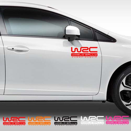 Jual Stiker Kaca Mobil Body Pintu WRC Cool Car Cutting Sticker Rally ...