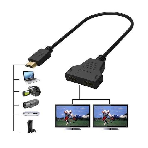 Jual Hdmi spliter 2 port pengganda tampilan hdmi dual layar - Kota ...