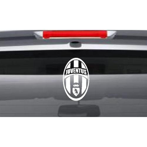 Jual Aksesoris Mobil Stiker Bola Juventus Siluet Logo Kaca Body Car ...