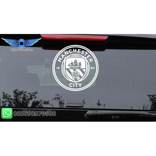 Jual Stiker Mobil Klub Bola New Manchester City Kaca Car Decal Sticker ...