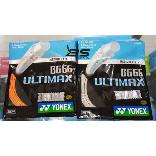 Jual SENAR RAKET BADMINTON YONEX BG66 BG 66 ULTIMAX ORI ORIGINAL 100% ...