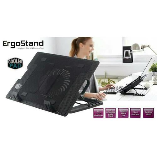 Jual Cooling Pad ERGOSTAND Notebook Cooler For Macbook/Laptop 9-17 ...