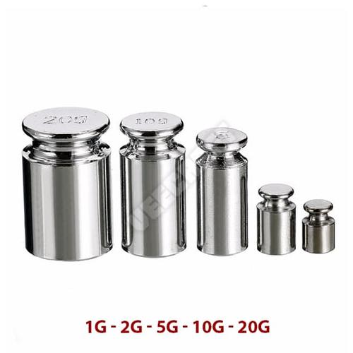 Jual Chrome Weights Scale Calibration Set 1g 2g 5g 10g 20g / Bandul ...