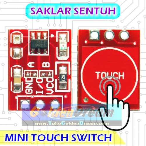 Jual MERAH - Saklar Sentuh Touch Sensor Capacitive TTP223 Switch ...
