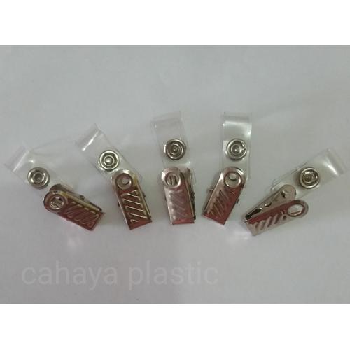Jual Jepit garis/jepit nametag/ jepitan besi/jepit id card - Jakarta ...