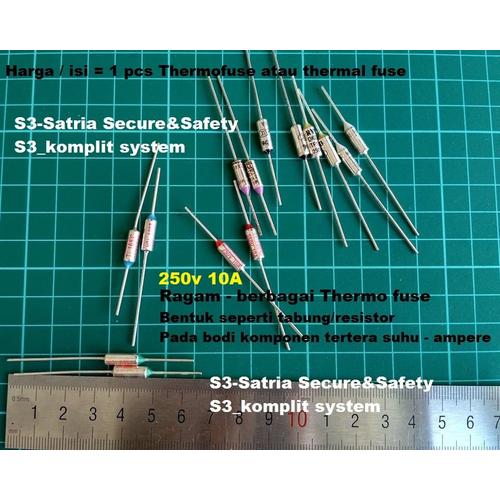 Jual TF Thermofuse 150 c derajat thermal 150C 250v thermo fuse ...