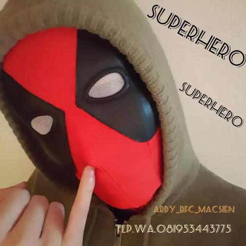 Jual Topeng DEADPOOL No kostum AVENGERS Spiderman Batman superman ...