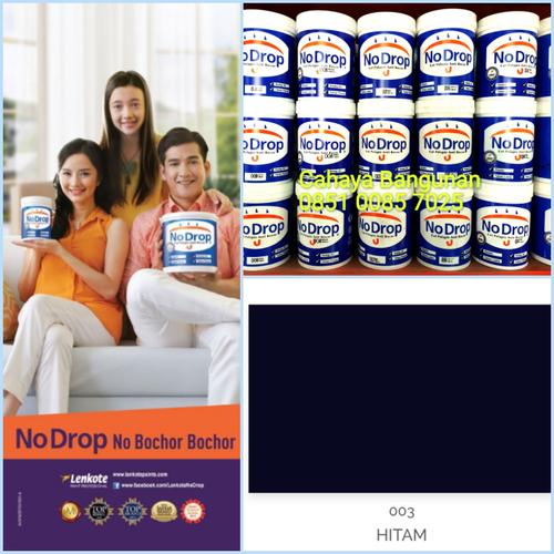 Jual NO DROP HITAM 003 Cat Waterproofing 1 Kg NoDrop Kaleng 1Kg Black ...