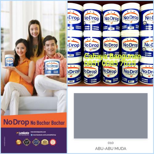 Jual NO DROP ABU ABU MUDA 010 Cat Waterproofing 1 Kg NoDrop Kaleng 1Kg ...