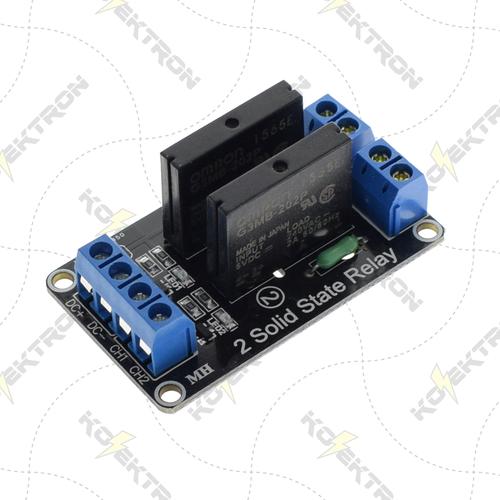 Jual Modul SSR Omron 2 Channel DC 5V Solid State Relay High Level ...