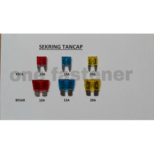 Jual Sikring sekring fuse tancap colok 10a 15a 20a besar kecil - 20A ...