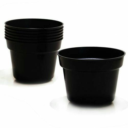 Jual Pot bunga plastik HITAM uk 30cm - Kota Tangerang - pilar pot ...