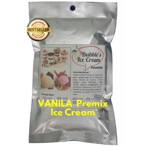 Jual VANILLA Ice Cream Powder 250gr Bubuk es krim FRIZCO BUBBLE'S ...