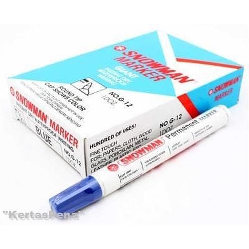 Jual SPIDOL SNOWMAN BIRU / PERMANENT MARKER / G-12 - Kota Bekasi ...