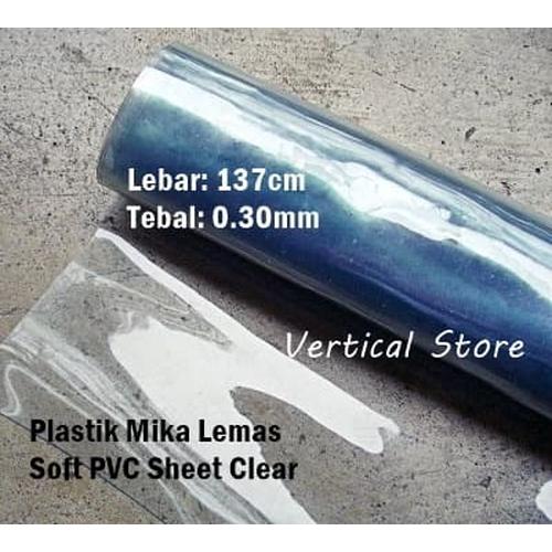 Jual Plastik PVC Mika Lentur Bening Lebar 137 cm Tebal 0.30mm - 0,70 mm - Jakarta Pusat ...