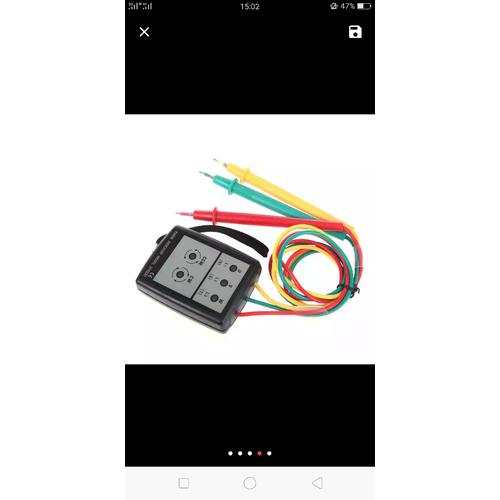 Jual Digital Three 3 Phase Sequence Indicator With Open Phase Checker ...
