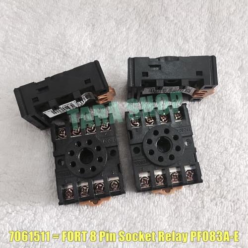 Jual SOCKET RELAY/TIMER 8 PIN PF083A-E FORT untuk H3CR dan mk2p ...