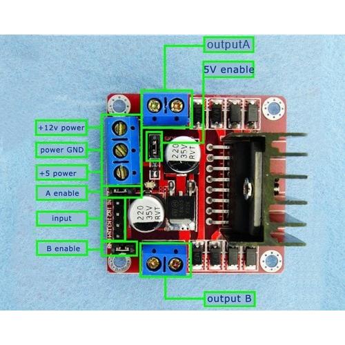 Jual CV TTG - L298 L298n Dual H Bridge Stepper Motor Driver Module ...
