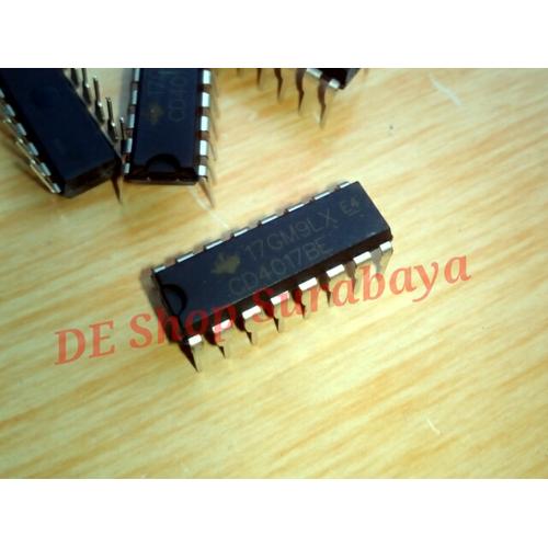 Jual IC CD 4017 CD4017 Decade Counter Divider Digital IC - Kota ...