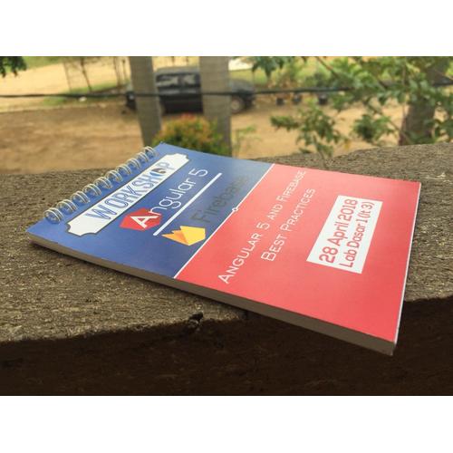 Jual Cetak Block Note Custom Cover A5 50 Lbr Jilid Spiral Pakai ...