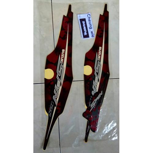 Jual Lis stiker.striping body suzuki spin 125 Flower bunga hitam - Kab ...