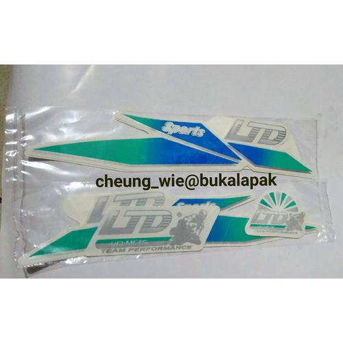 Jual stiker lis helm LTD Sports biru hijau - Kab. Langkat - prima jaya ...