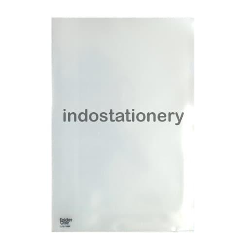 Jual Clear Sleeves/ L Holder Folder One LFO 100F Folio - Putih/Bening ...