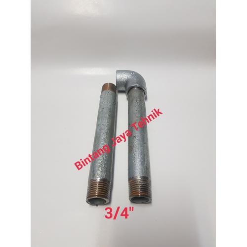 Jual Pipa neppel / pipa incian 3/4" 30cm galvanis - Kab. Bekasi ...