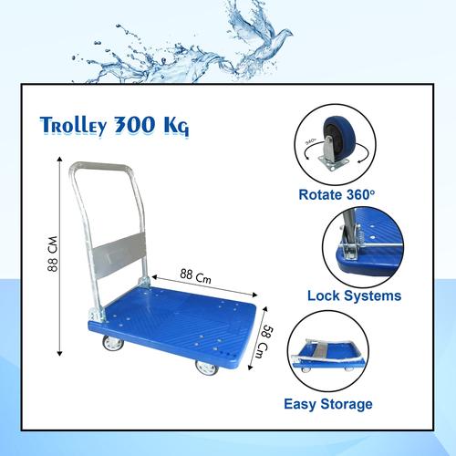 Jual hand truck 300 kg / handtruck / troli / trolley /dorongan lipat ...