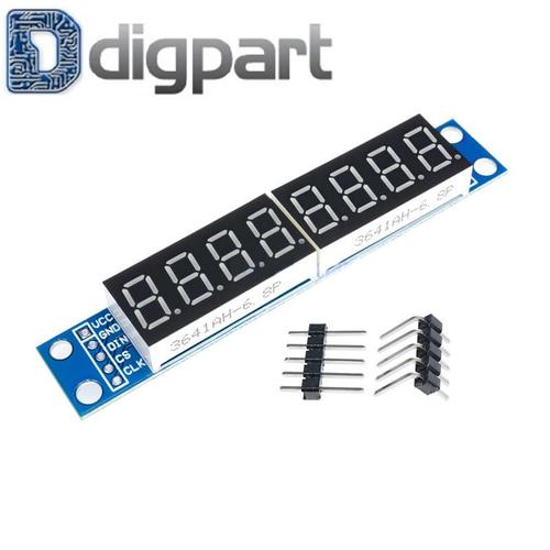 Jual MAX7219 LED 7-segment 8 Digit Display Control Module 3.3V 5V Serial - Kota Malang - DigPart ...