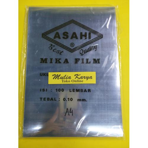 Jual Plastik Mika Film A4 Cover Jilid ASAHI 0.10 full - Jakarta Utara - Mulia Karya MK | Tokopedia