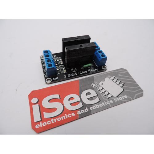 Jual 2 Channel 5V DC Solid State Relay Module OMRON SSR AVR DSP top ...
