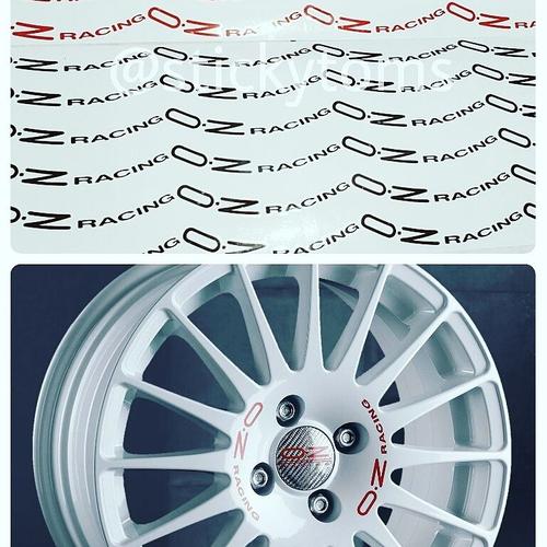 Jual stiker untuk velg OZ Racing Superturismo - Hitam - Kab. Tangerang ...
